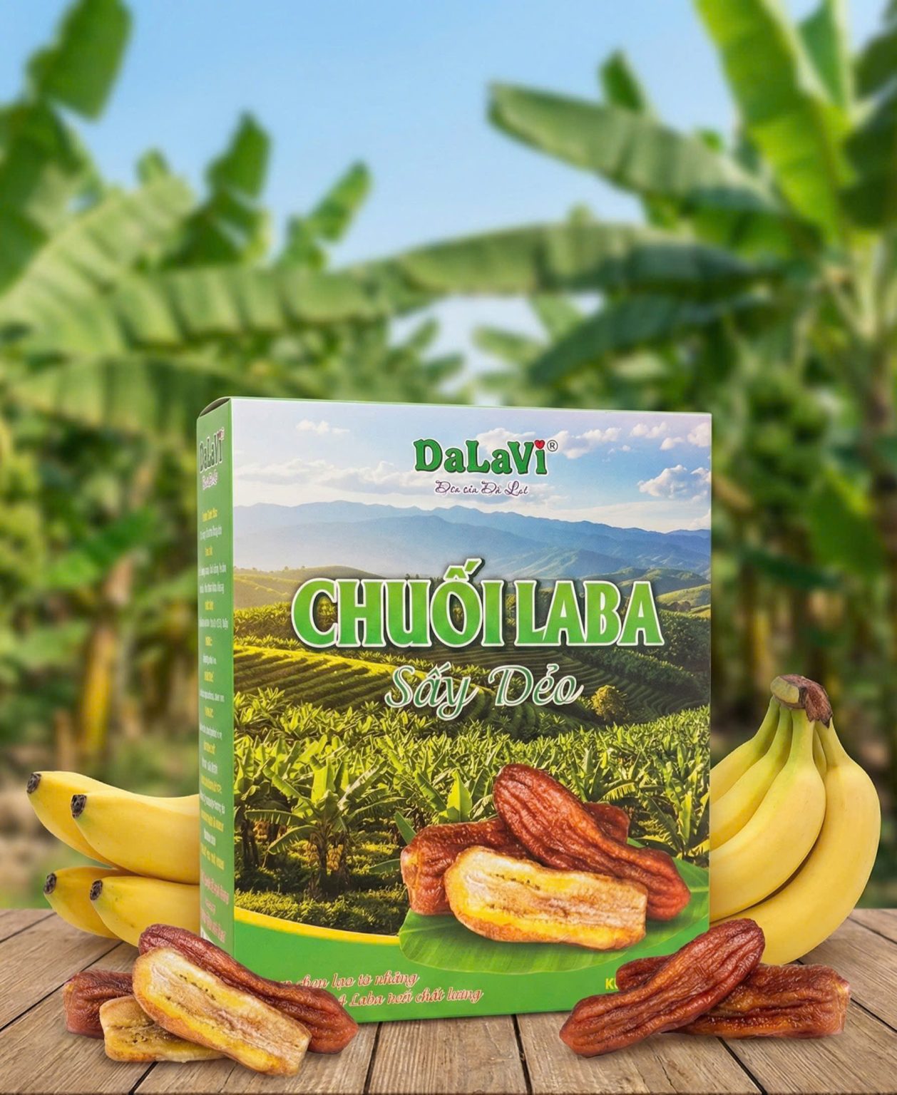 Mua chuối Laba sấy dẻo mềm dẻo, thơm ngon từ Lâm Đồng